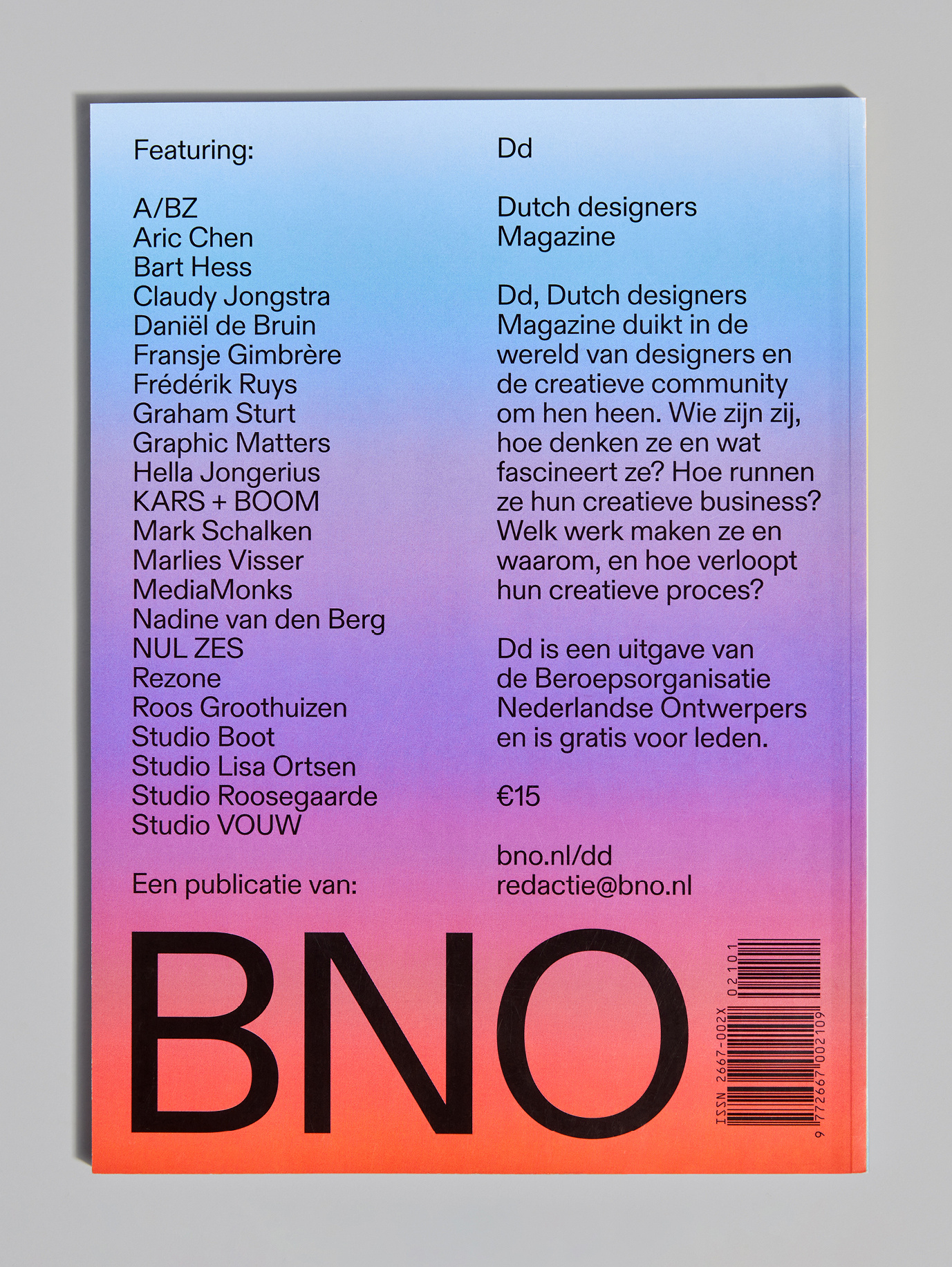 Dd Magazine 1 & Dd Yearbook '21 - studio de Ronners